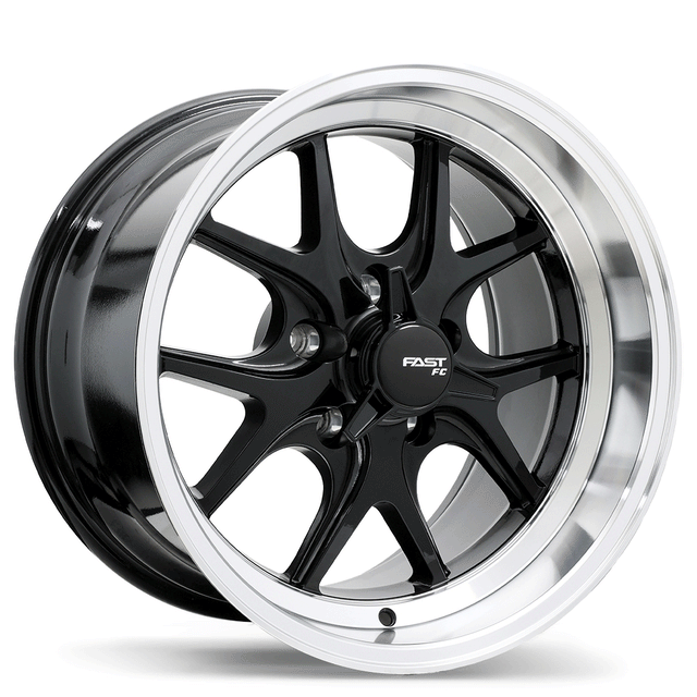 Fast Wheels FC04V Gloss Black with Machined Lip 18x11.0 -20 5x120.65 7 ...